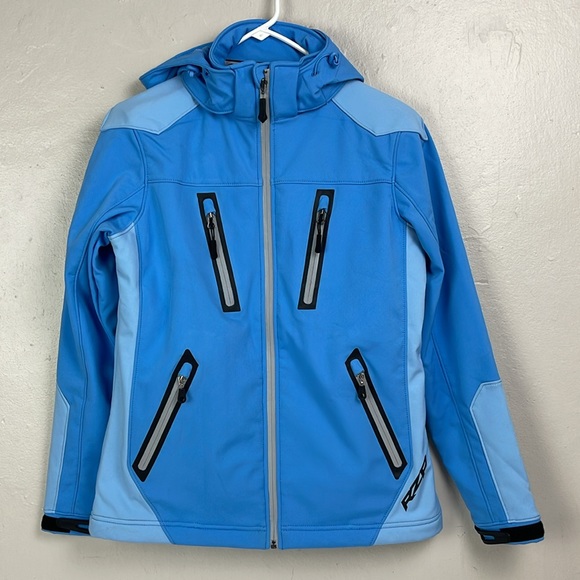 polaris | Jackets & Coats | Polaris Rzr River Valley Blue Softshell ...